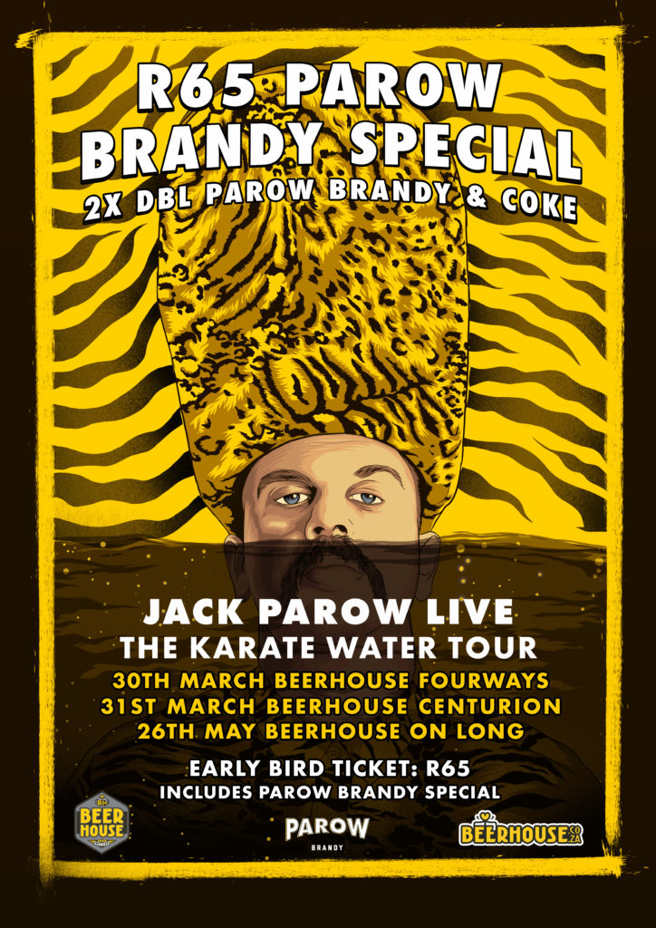 The Jack Parow Brandy Special Launch Tour at Beerhouse – BEERHOUSE